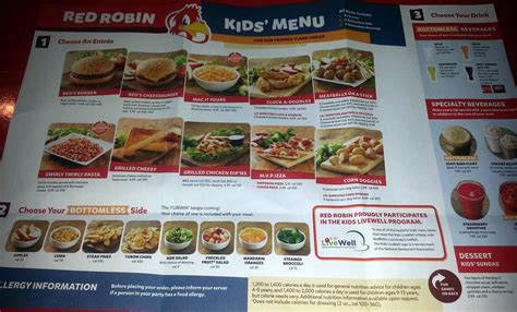 Nutrition Red Robin Restaurant Besto Blog