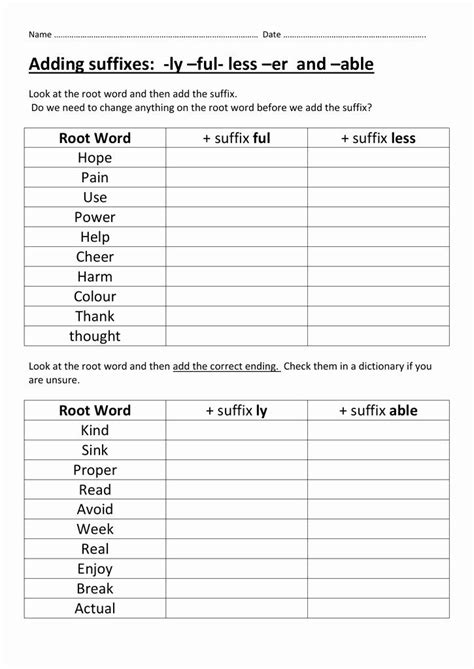 Suffix Ly Worksheet Writing Practice Worksheet