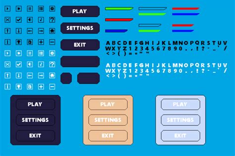 2D Pixel Art GUI Asset Pack - Release Announcements - itch.io