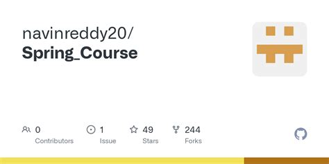GitHub Navinreddy Spring Course