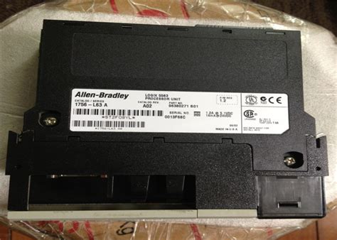 1756 L63b Plc Programmable Logic Controller Plc Controlled Equipment Ce Approval For Sale