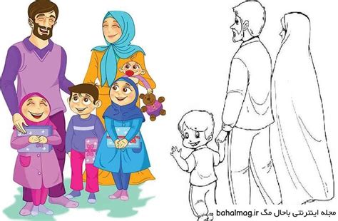 عکس خانوادگی نقاشی ️ بهترین تصاویر