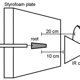Experimental Set Up Of The Temperature Measurements The Infrared IR Download Scientific