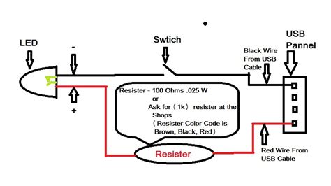 IT Solution How To Light LED Via USB Power Supply