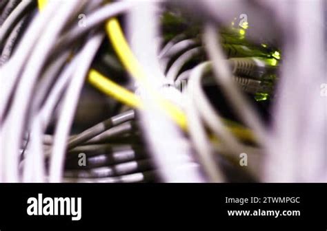 Data Lan Cables Stock Videos And Footage Hd And 4k Video Clips Alamy