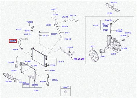 Шланг (патрубок) радиатора охлаждения нижний на KIA Rio III седан (2011 ...