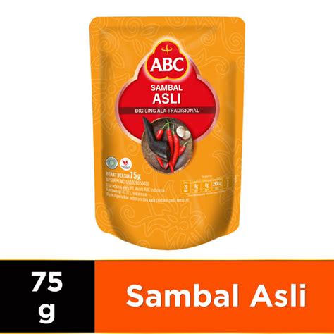 Abc Sambal Asli Pouch 75gr Lazada Indonesia