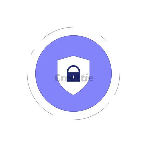 Download Cybersecurity Lock Illustration In Svg And Png