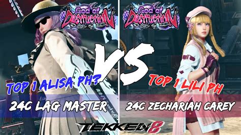 TEKKEN 8 Lag Master Alisa VS Zechariah Carey Lili FT5 YouTube