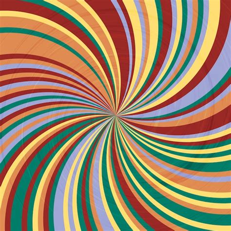 Premium Vector Abstract Psychedelic Groovy Background