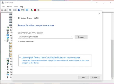 Install RNDIS Driver Milk V