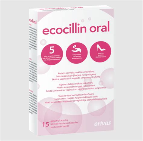 Ecocillin Oral Capsules 15 Pcs Supplementhills