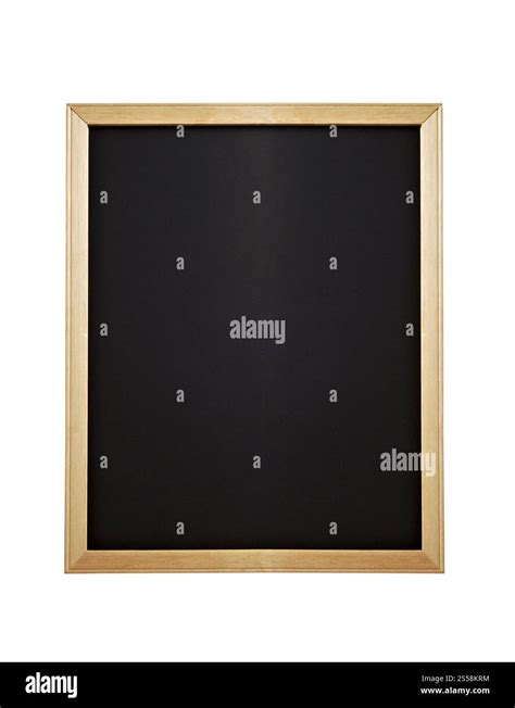 Blackboard With Wooden Frame And Are Colored White Pastel Wooden Frame