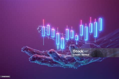 주식 시장 데이터 및 투자 개념 금융 성장 그래프 주식 시장 촛대 막대 추상적 인 인간의 손으로 만든 증권 시장과 거래소에 대한 스톡 사진 및 기타 이미지 Istock