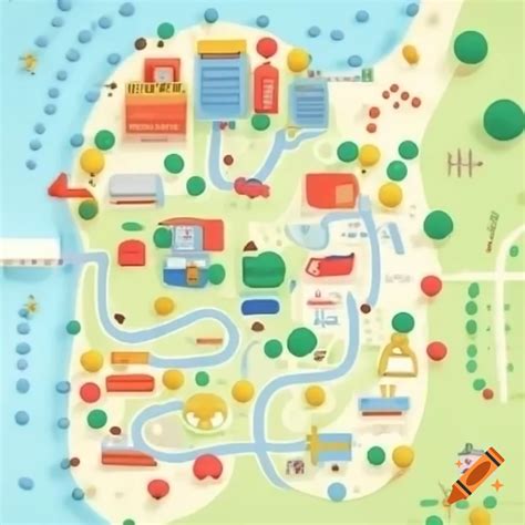 Map Showing School Layout And Classroom Location On Craiyon