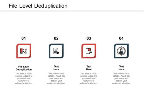 file level deduplication ppt powerpoint presentation portfolio graphics