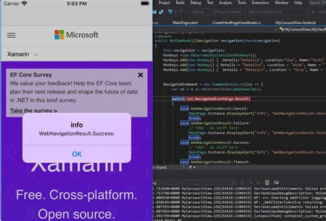 C Webview And Error Management Whats Wrong Stack Overflow