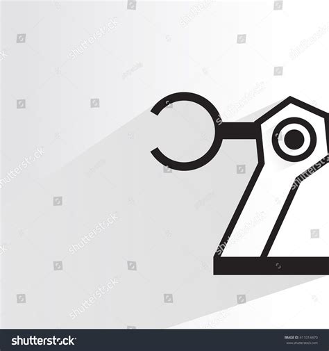 Industrial Robot Robotic Arm Manufacturing Process Stock Vector Royalty Free