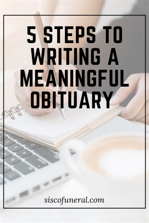 Five Steps To Writing A Meaningful Obituary Blog Sisco Funeral Chapel Funeral Services