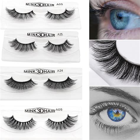 3d Multi Layer Multi Layer Fiber Thick And Long Eyelashes Natural False