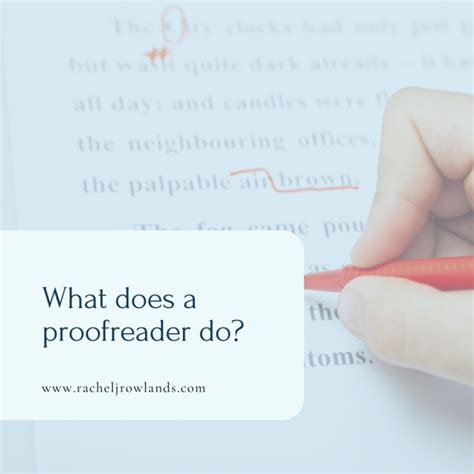 What Does A Proofreader Do Rachel Rowlands Editor And Author