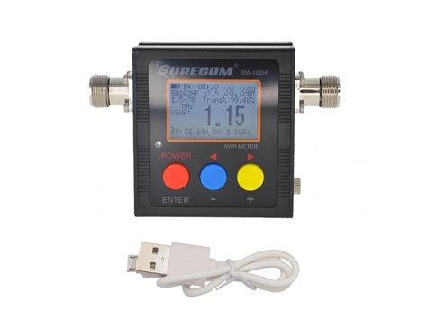 Newest Surecom Sw 102hf 1 5 70mhz V S W R Power And Swr Meter 120w So