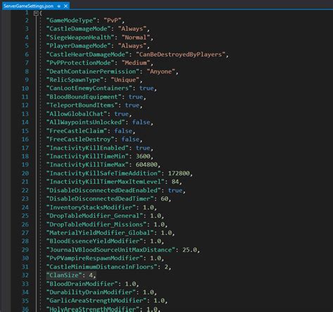 V Rising How To Edit Your Private Server Settings Correctly SteamAH