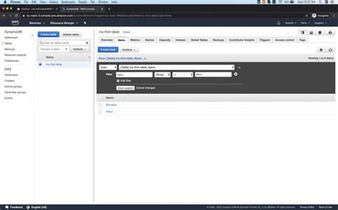 cómo crear una tabla dynamodb en aws howtoforge