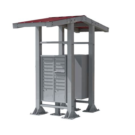 Outdoor Cbu Mailbox Shelter For Two Cbu Mailbox Units Back To Back Style
