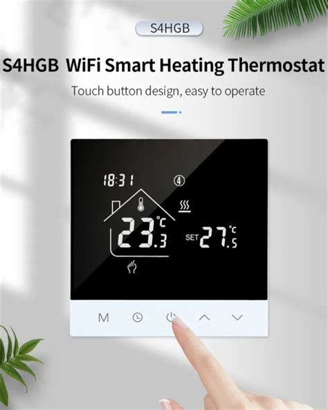 termostat inteligent wifi centrala termica compatibil tuya si alexa