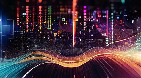 premium photo abstract data background generated by ai