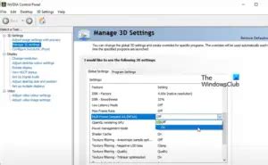 Optimize NVIDIA Control Panel Settings For Gaming Performance