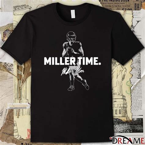 Official Miller Moss Miller Time Usc Trojans Signature T Shirt Hoodie