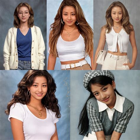 Step Back In Time Ai Generated 90s Style Yearbook Photos Of Korean