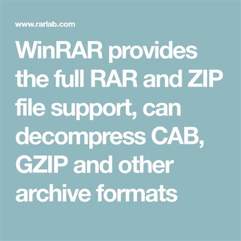 Winrar Provides The Full Rar And Zip File Support Can Decompress Cab Gzip And Other Archive