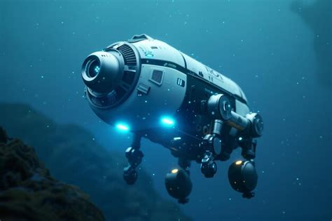 Advanced Robotics For Underwater Exploration Premium Ai Generated Image
