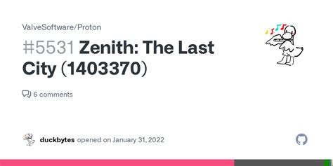 Zenith The Last City 1403370 · Issue 5531 · Valvesoftwareproton · Github