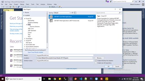 How To Create Angular App With Net Core In Visual Studio