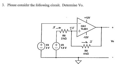 Solved By An Expert 3 ﻿please Consider The Following Circuit Determine