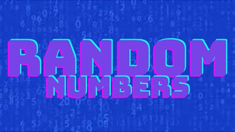 Random Numbers In Unity Youtube