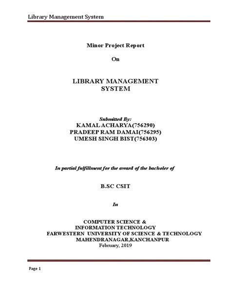 library management system mini project pdf html element cascading