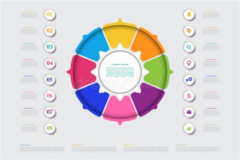 Vector Business Template For Presentation Modern Data Visualization Stock Illustration