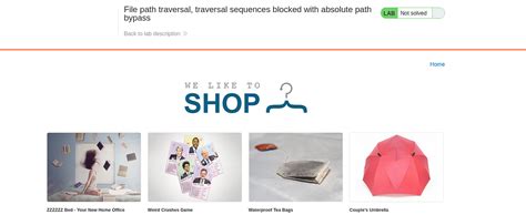 Port Swigger — File Path Traversal Tarvesal Sequences Blocked With