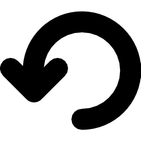 Undo Circular Arrow Vector SVG Icon SVG Repo