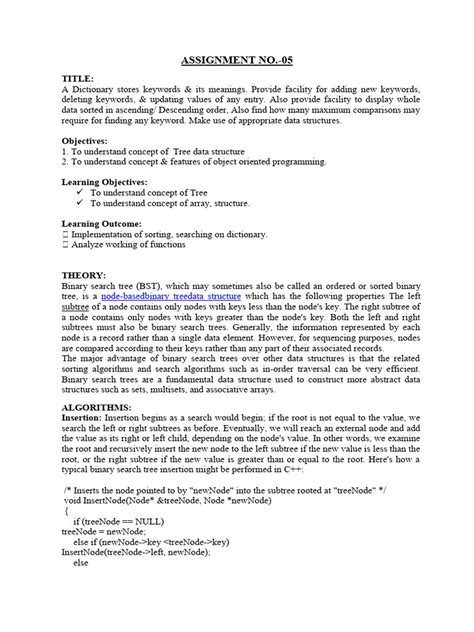 Dsal Ass5 Writeup Pdf Computer Programming Algorithms And Data Structures