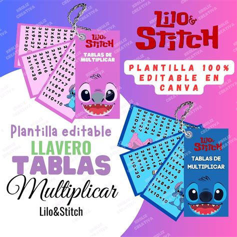 Pin De Gloriana En Stich En 2025 Tablas De Multiplicar Tablas Tabla
