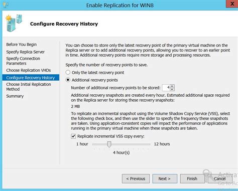 Enable Virtual Machine Replication In Hyper V Microsoft Server 2012