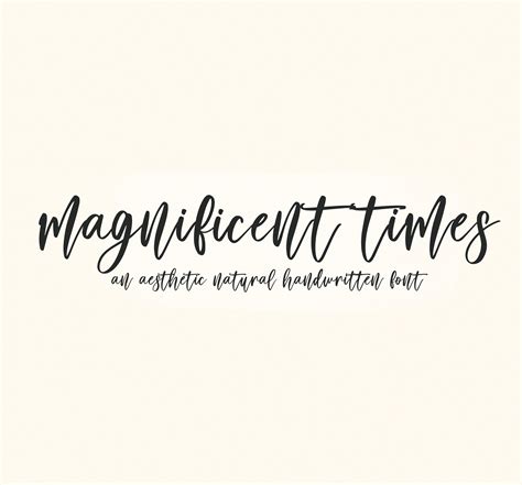 handwritten script font procreate fonts modern font bouncy etsy