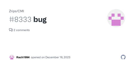 Bug · Issue 8333 · Zrips Cmi · Github