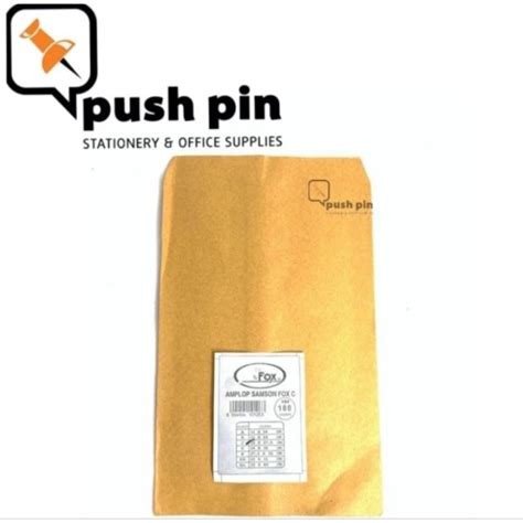 Jual Amplop Coklat Samson Fox C Shopee Indonesia